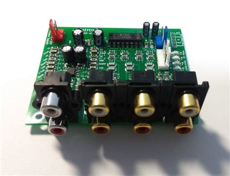 M1029 4ch 4ch Electronic Analog Input Selector With Phono Stage For