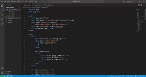 Designing A Responsive Landing Page For Technohacks Samadhan Sargar