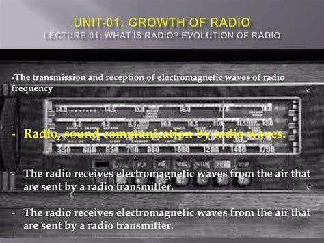 Lecture 01 And 02pptx College Radio Music