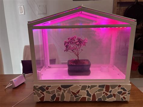 Smart Ikea Greenhouse Esp32 Monitoring Humidity And Temp And Controlling The Mist Smart Grow