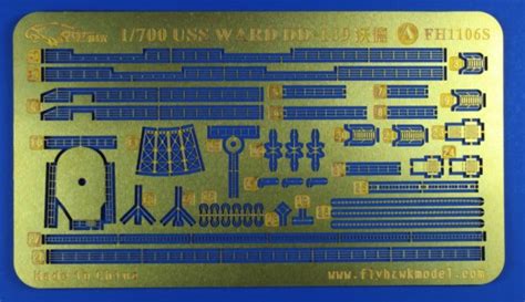 Uss Ward Dd 139 1941 Limited Version By Flyhawk Models