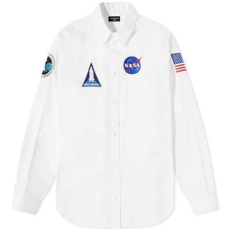 Balenciaga Nasa Space Shirt White End Us