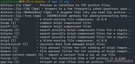 【linux入门】一文看懂 Linux Man 手册linux Man手册 Csdn博客