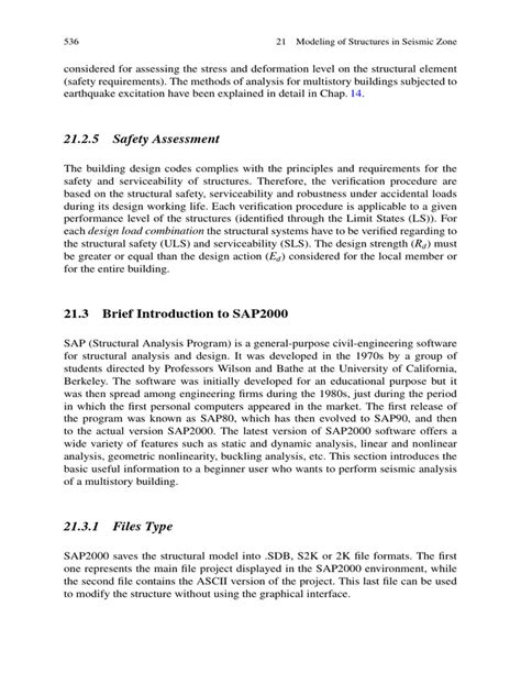 t5 5 modeling of structures for eq loading using sap2000 pdf