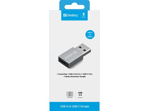 Sandberg Usb A To Usb C Dongle Sandberg A S