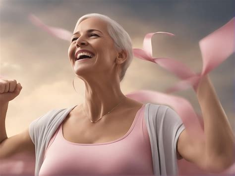 Premium Ai Image Joyful Life After Beating Breast Cancer The Power Of