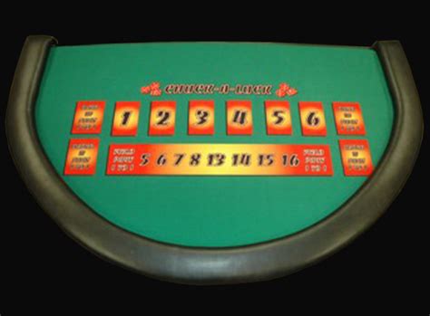 Chuck A Luck Table A And S Party Rental And More