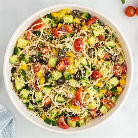 Spaghetti Salad The Salty Marshmallow