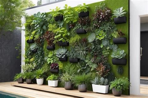 Premium Photo Diy Vertical Garden Wall Green Living At Home