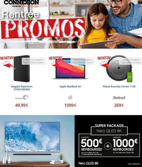 semaine week Offres Spéciales Connexion