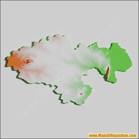 Kekri District Tricolor Map Mapsofrajasthan