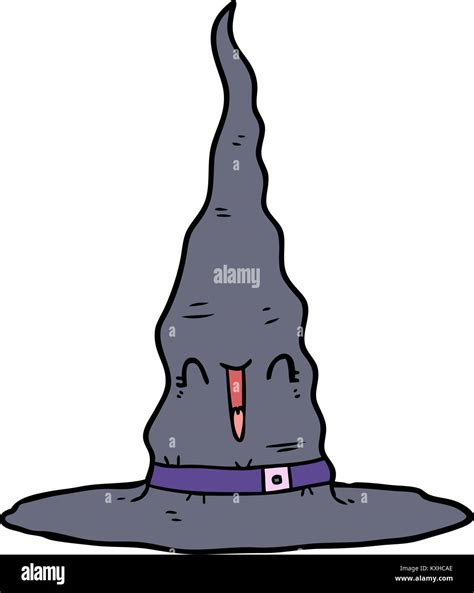Cartoon Witchs Hat Stock Vector Image And Art Alamy