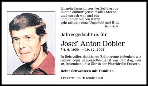 Todesanzeigen Von Josef Anton Dobler Todesanzeigen Vorarlberger