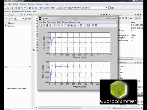 Matlab Tutorial Create And Apply A Low Pass Filter Elliptic Filter