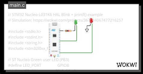 st nucleo l031 hal copy wokwi esp32 stm32 arduino simulator