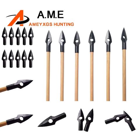 612 Pcs Archery Hunting Arrow Heads 150 Grain Protable Durable Willow