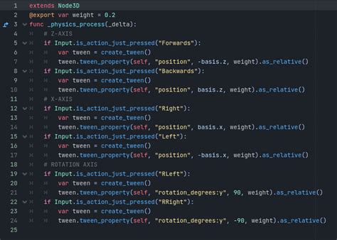 should i use tweens for 3d grid movement r godot
