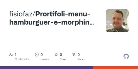 Github Fisiofazprortifoli Menu Hamburguer E Morphing Menu Com Css Transitions