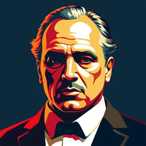The Godfather Vector Illustration Flat 2 Premium Ai Generated Vector