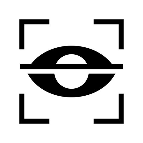 Eye Tracking Icon Vector Symbol Design Illustration Vector Art
