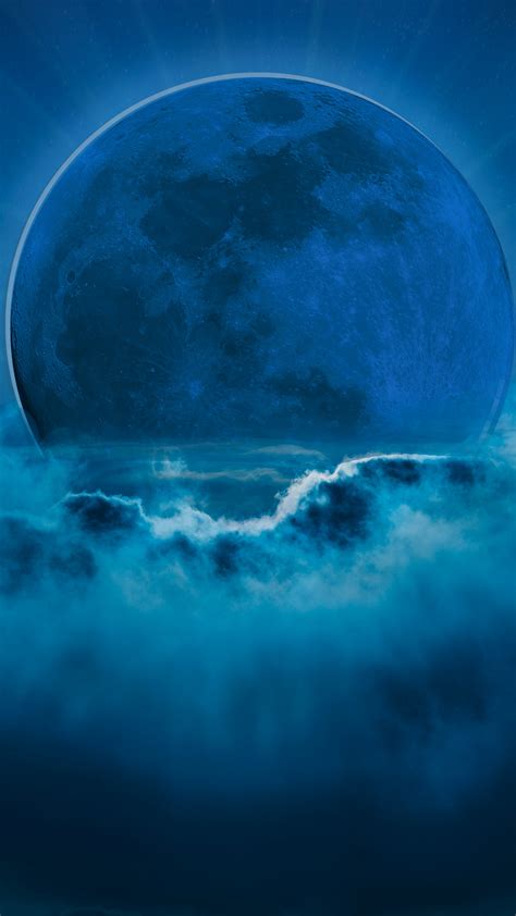 Blue Moon Wallpaper Desktop
