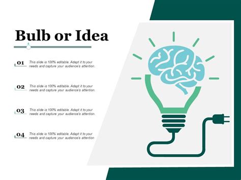 Bulb Or Idea Technology Ppt Powerpoint Presentation Summary Diagrams