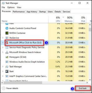 Fixed Microsoft Office Click To Run Process High CPU Usage