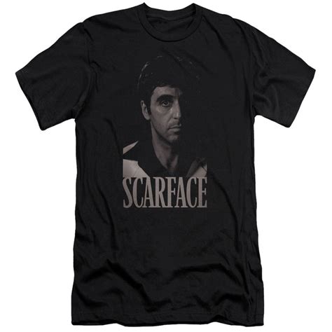 Scarface Bandw Tony T Shirt Rocker Merch