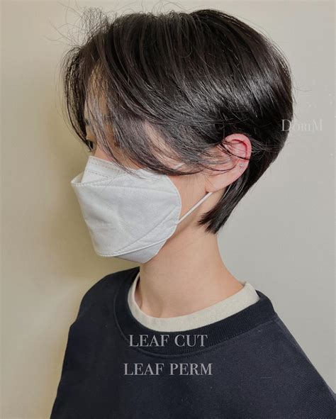 유니티헤어 숏컷 리프컷 성형커트달인 도림입니다 너무 짧은 기장감의 숏컷스타일이 부담이신분들 부담없이 깔끔하고 손질도
