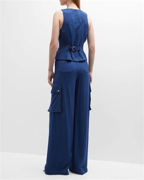 Ramy Brook Emil Wide Leg Relaxed Cargo Pants Neiman Marcus