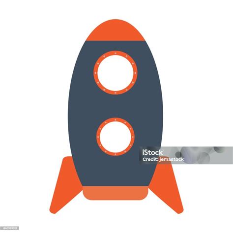 卡通火箭或飛船圖示圖像向量圖形及更多space And Astronomy圖片 Space And Astronomy 不明飛行物體