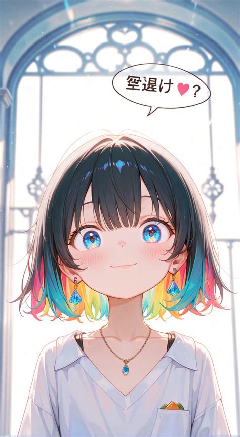1 Girl Jewelry Solo Speech Image Created By Kei Tensorart