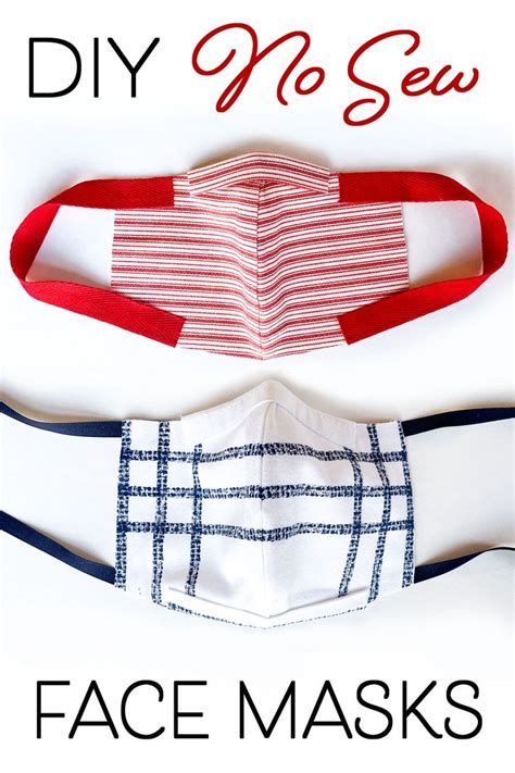 How To Make DIY Face Masks From Fabric Without Sewing How To Make Diy Face Mask Diy Mask