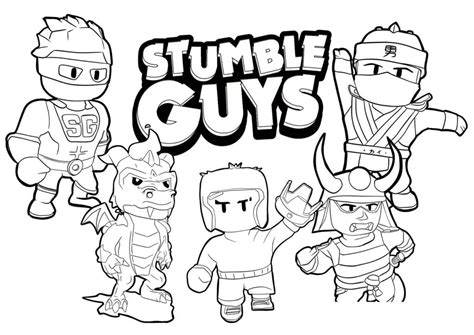 Stumble Guys Desenho Para Colorir