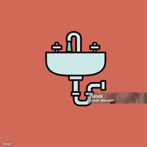 얇은 라인 홈 개선 Diy 아이콘 싱크 Diy에 대한 스톡 벡터 아트 및 기타 이미지 Diy 개선 개수대 Istock