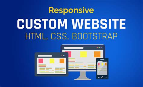 Create Custom Responsive Website Using Html Css Bootstrap And Js By Shovonkumar Fiverr