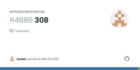 308 Issue 4685 Sqlmapproject Sqlmap GitHub