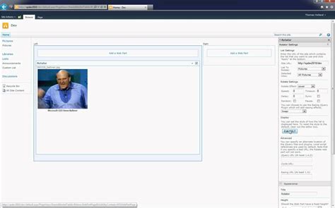Rotator For Sharepoint 2010 Demo Youtube