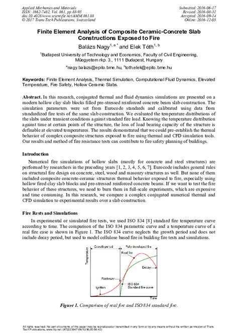 Pdf Finite Element Analysis Of Composite Ceramic Concrete Slab