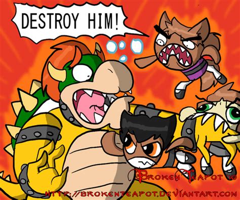 Tkz Beat Up Bowser By Brokenteapot On Deviantart