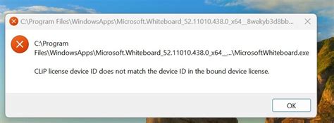 Error Message Clip License Device Id Does Not Match The Device Id In