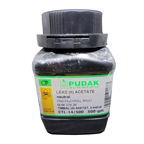 Lead Pb Acetate Trihydrate Pudak Ctl 14 1 Gr Dunia Kimia Lestari