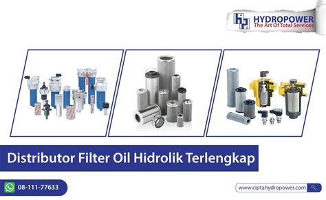 Jual Filter Oli Hidrolik Dengan Spesifikasi Merek Unggulan