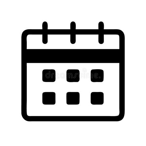 Calendar Icon Stock Illustration Illustration Of Meeting 381151600