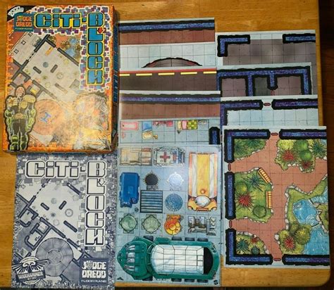 Gw Judge Dredd Citi Block Rpg 2000ad Box Vg Warhammer 40k Floor Plans
