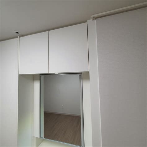 하남 감일 수자인 아파트 로코코 I 무몰딩 화장대 붙박이장 시공사례