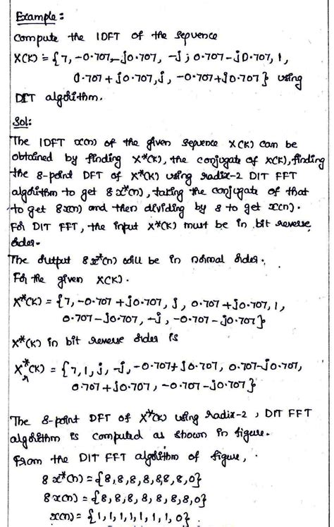 Discrete Fourier Transform Hand Written Notes