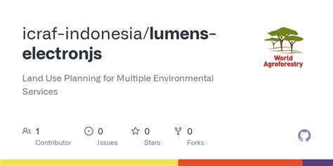 github icraf indonesia lumens electronjs land use planning for