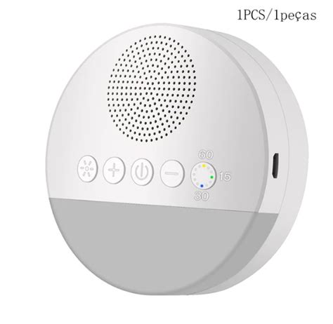 7 1PCs Baby White Noise Sleep Machine Built In 6 Soothing Sound Soft