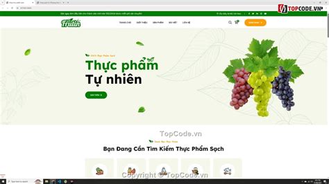 Chia Sẻ Source Code Website Bán Thực Phẩm Sạch Organic Food Có Thanh Toán Vnpay Xuất Hóa đơn
